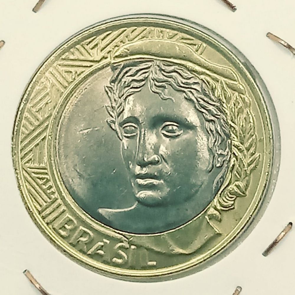 Contagem Numismática - Moeda 1 Real 1998 Flor de Cunho - Baixa Tiragem Contagem Numismática - Moeda 1 Real 1998 Flor de Cunho - Baixa Tiragem