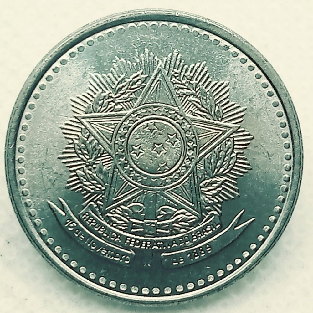 Contagem Numismática - Moeda 1 Cruzado Ano 1988 - Flor de Cunho